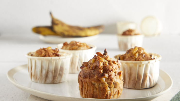 Érett banános muffin - recept a forró levegős sütőhöz #zerowaste | Blog ...